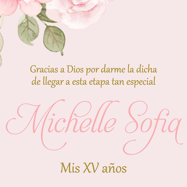 Michelle Sofia - invitación