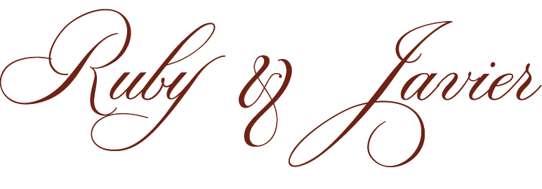 Ruby & Javier - invitación