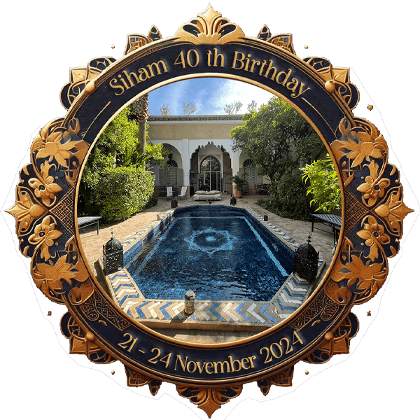 Siham Birthday Invitation